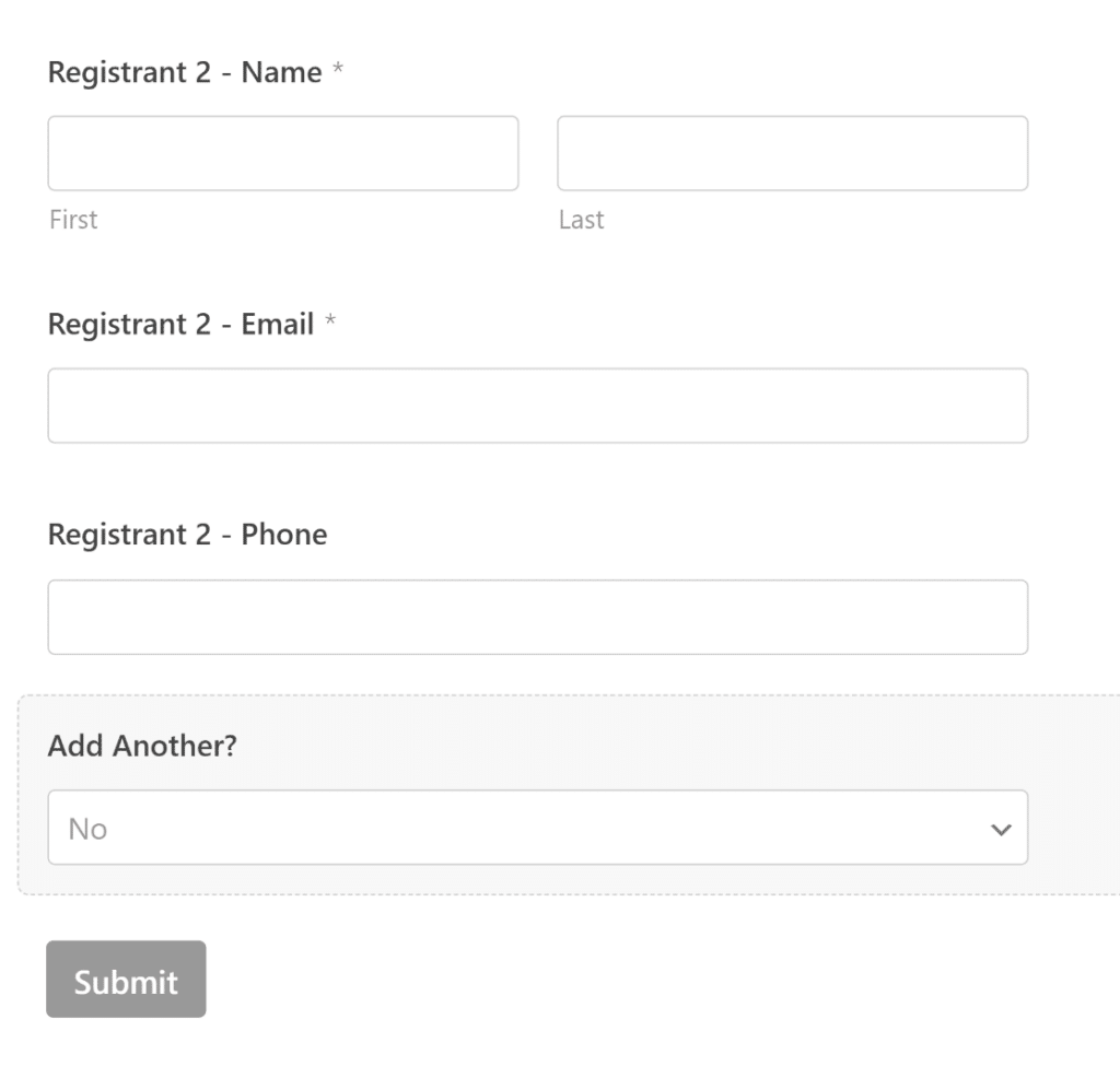 How to Make a Form With a Repeater Field in WPForms