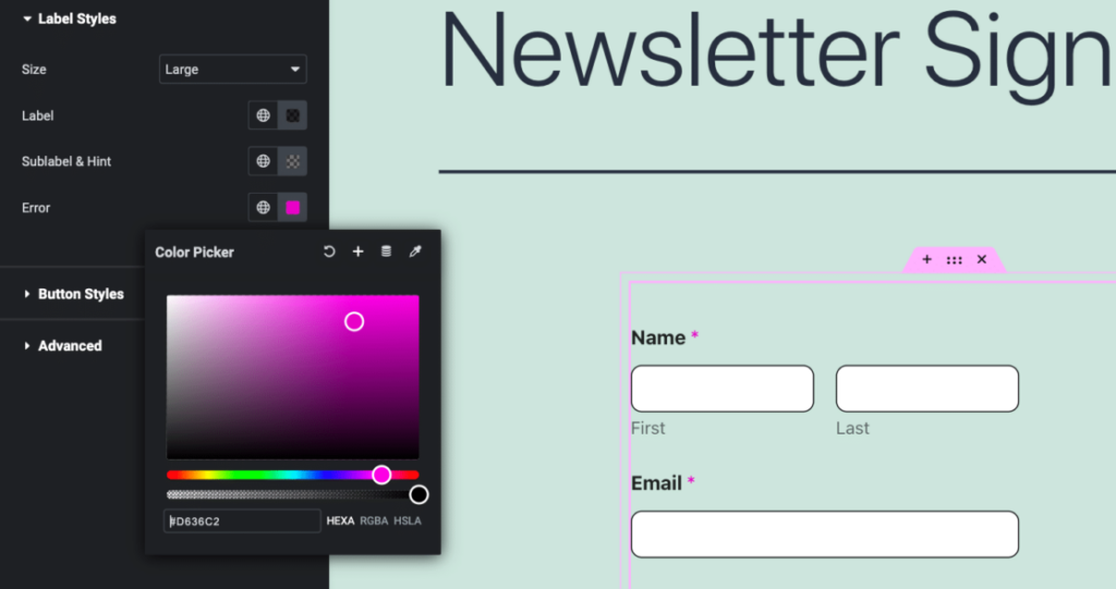 How to Customize WordPress Forms in Elementor