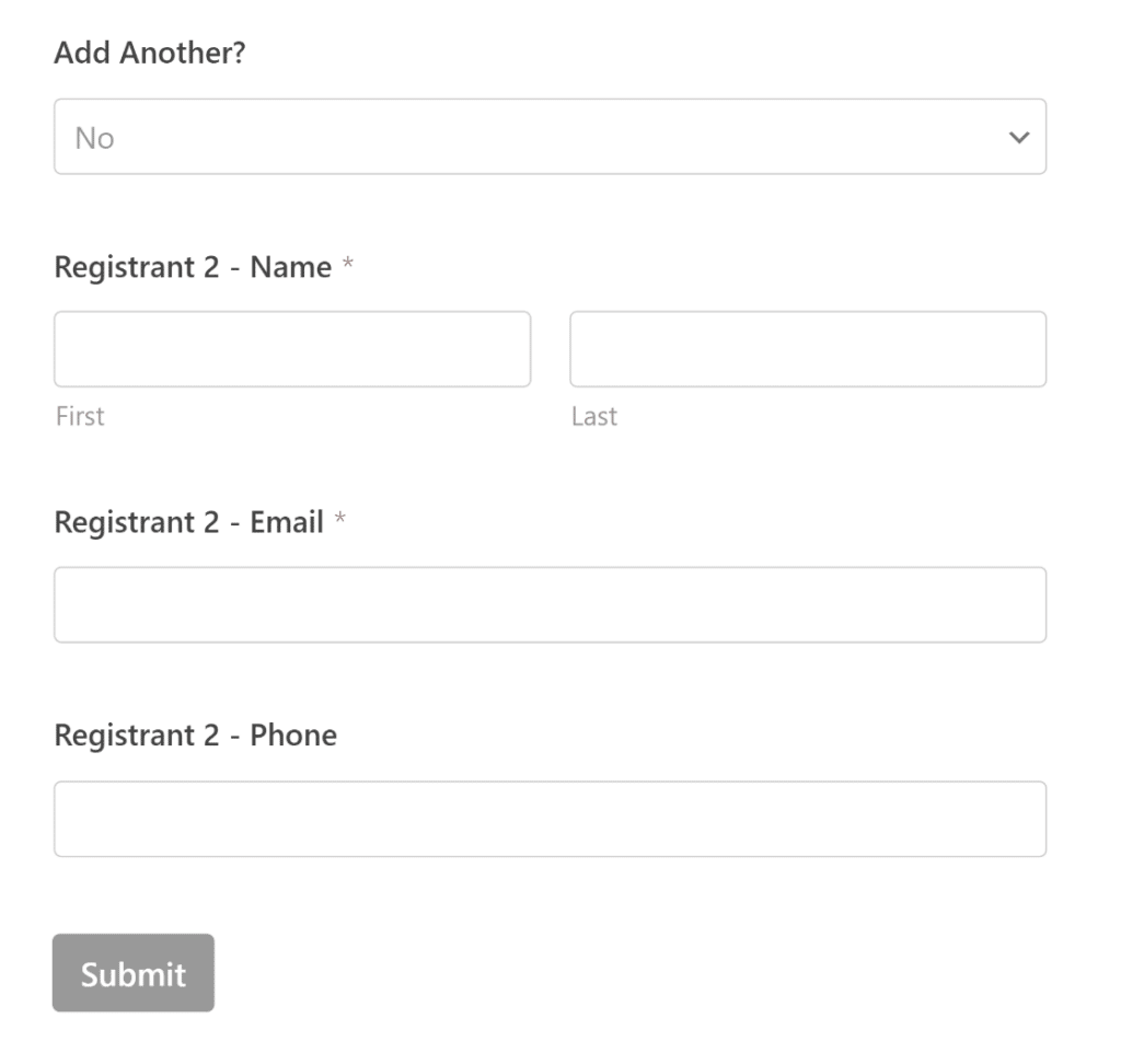 How to Make a Form With a Repeater Field in WPForms