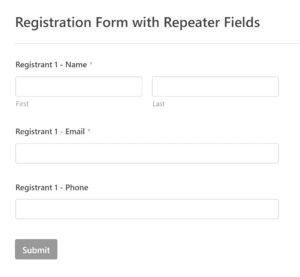 How to Make a Form With a Repeater Field in WPForms