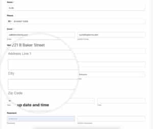 How to Position Sub-labels Above Form Fields