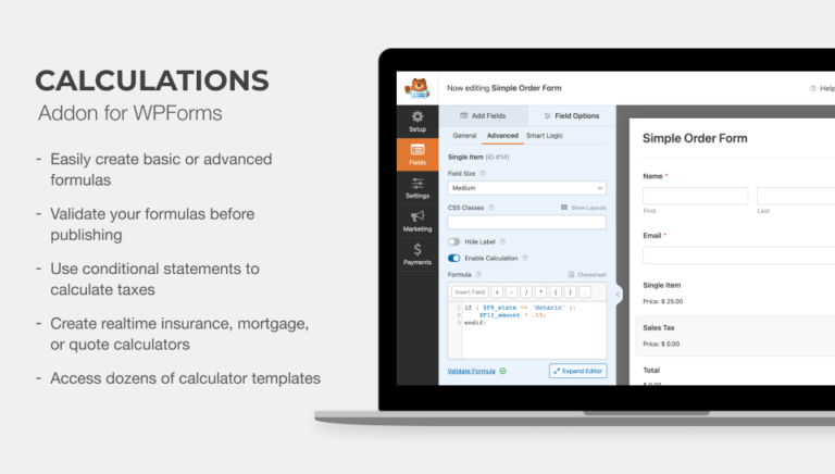 How to Remove the Submit Button From Calculation Forms