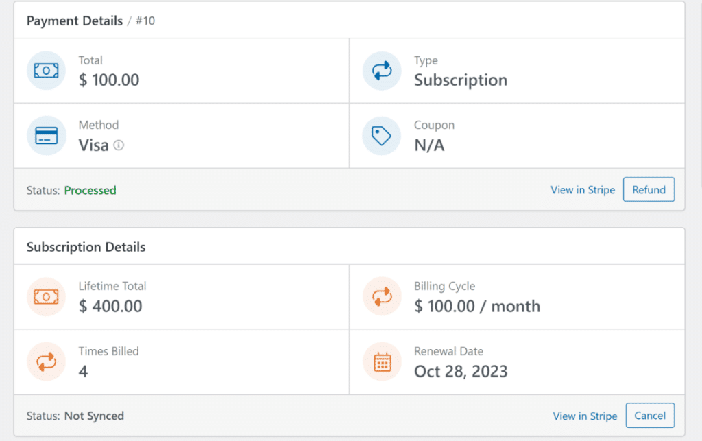 How to Track Stripe Subscription Status in WordPress
