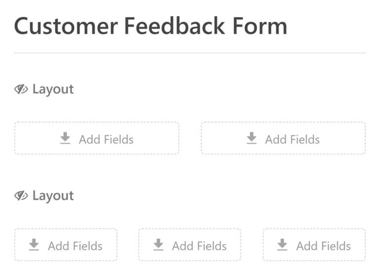 Using the Layout Field