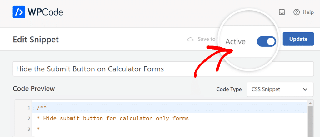 How to Remove the Submit Button From Calculation Forms