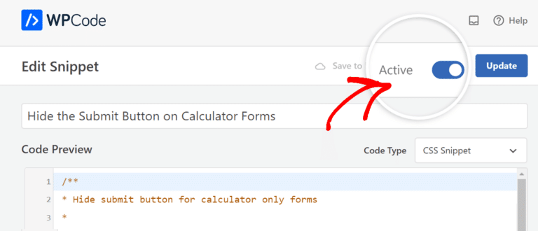 How to Remove the Submit Button From Calculation Forms