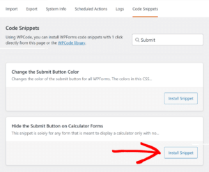 How to Remove the Submit Button From Calculation Forms