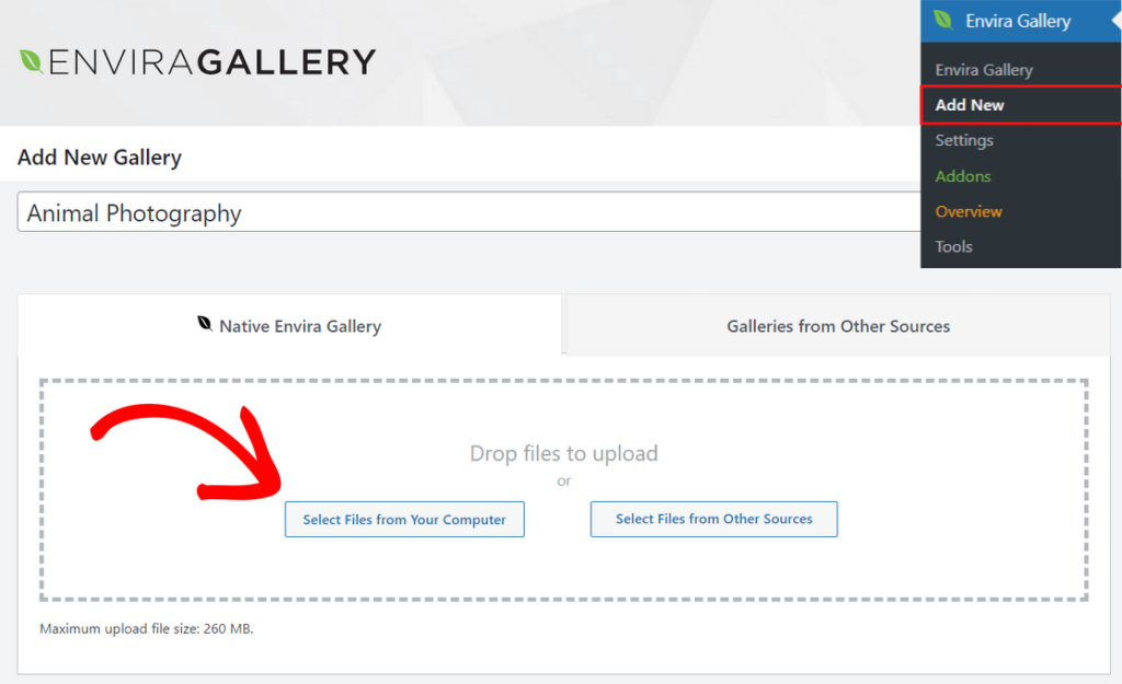 How to Create an Image Gallery in WordPress