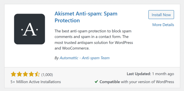 Setting Up Akismet Anti-Spam Protection