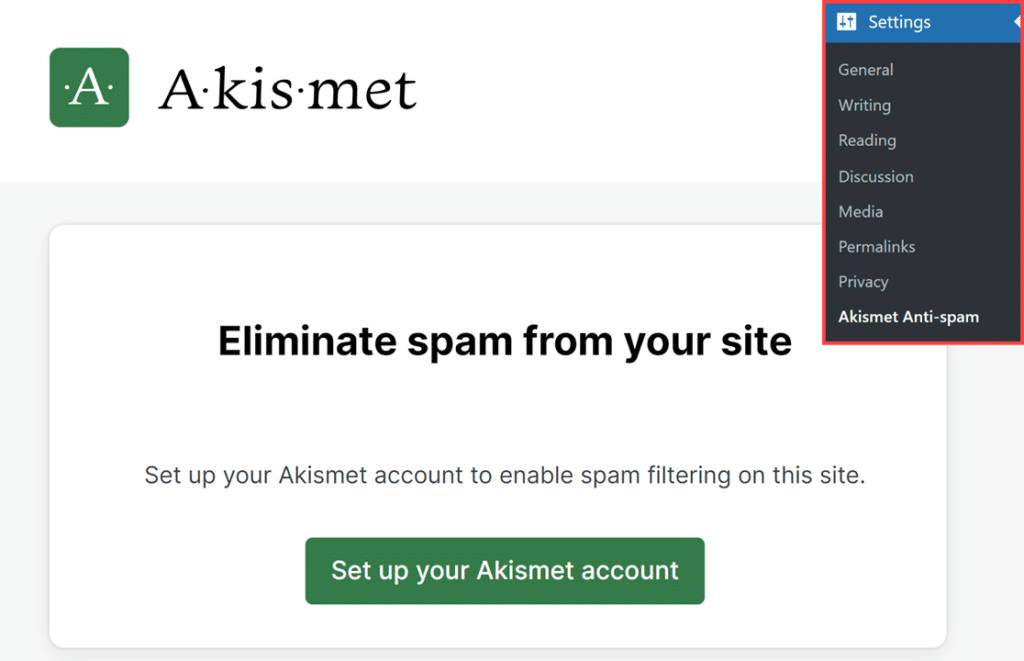 Setting Up Akismet Anti-Spam Protection