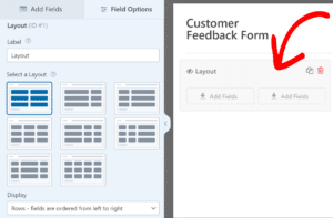 Using the Layout Field