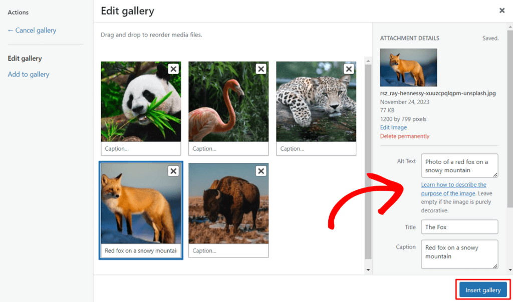 How to Create an Image Gallery in WordPress