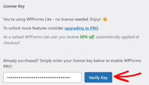 How to Upgrade from WPForms Lite to a Paid License