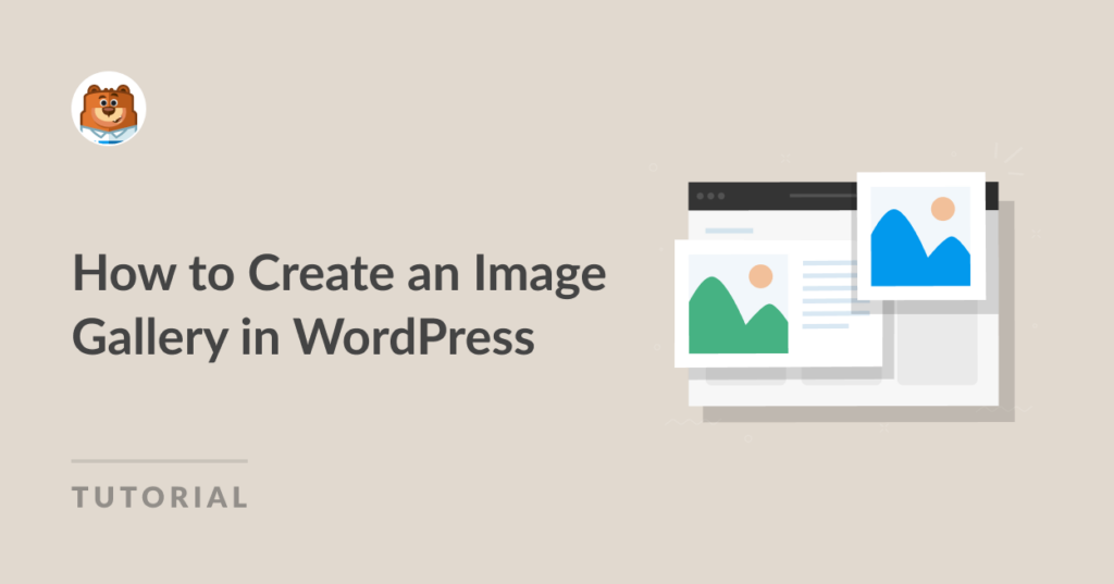 How to Create an Image Gallery in WordPress