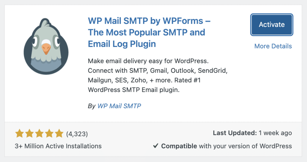 Comment configurer SMTP en utilisant le plugin WP Mail SMTP