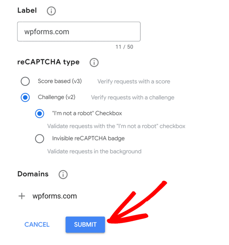 How to Set Up and Use reCAPTCHA in WPForms