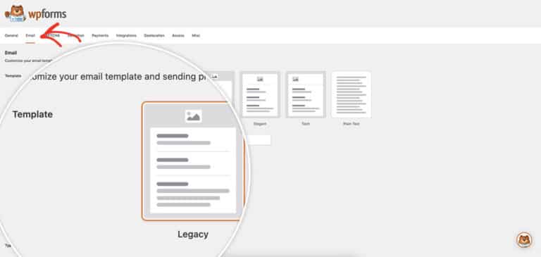 How to Enable Legacy Email Template
