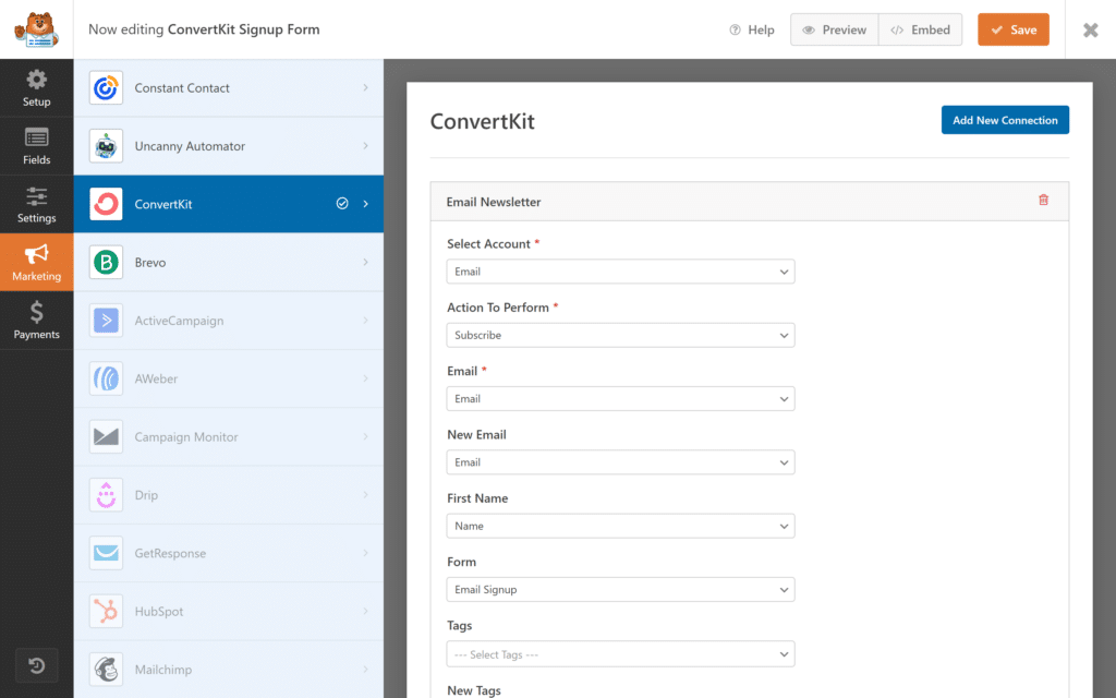 Boost Email Marketing With ConvertKit - WPForms