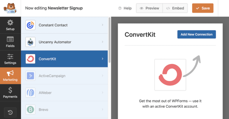 Introducing the New ConvertKit Addon for WPForms