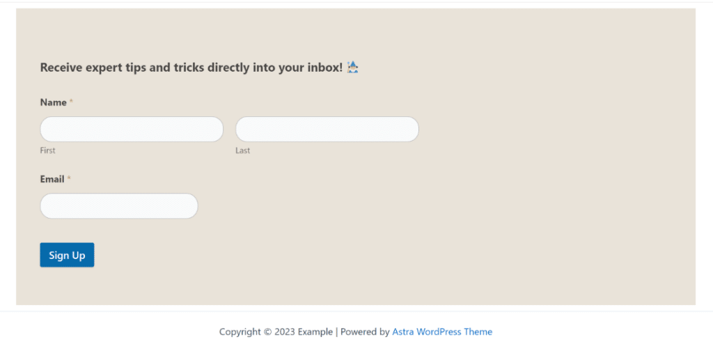 How to Create a Custom Signup Form in Elementor