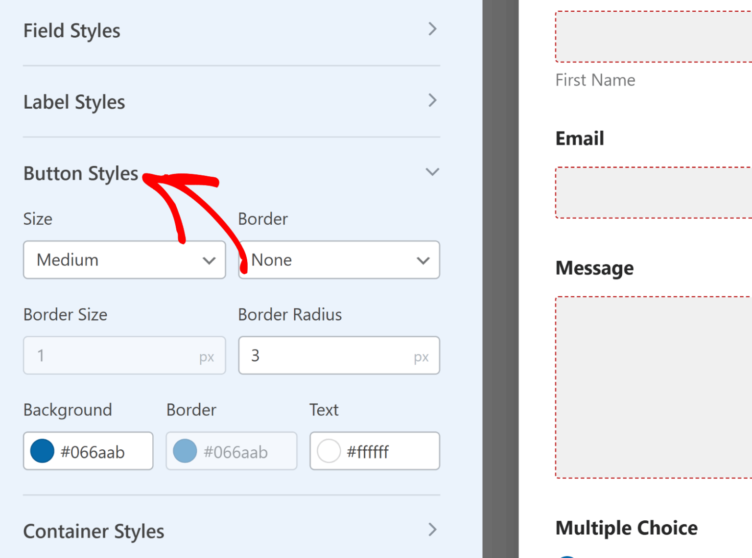 Styling Your Forms