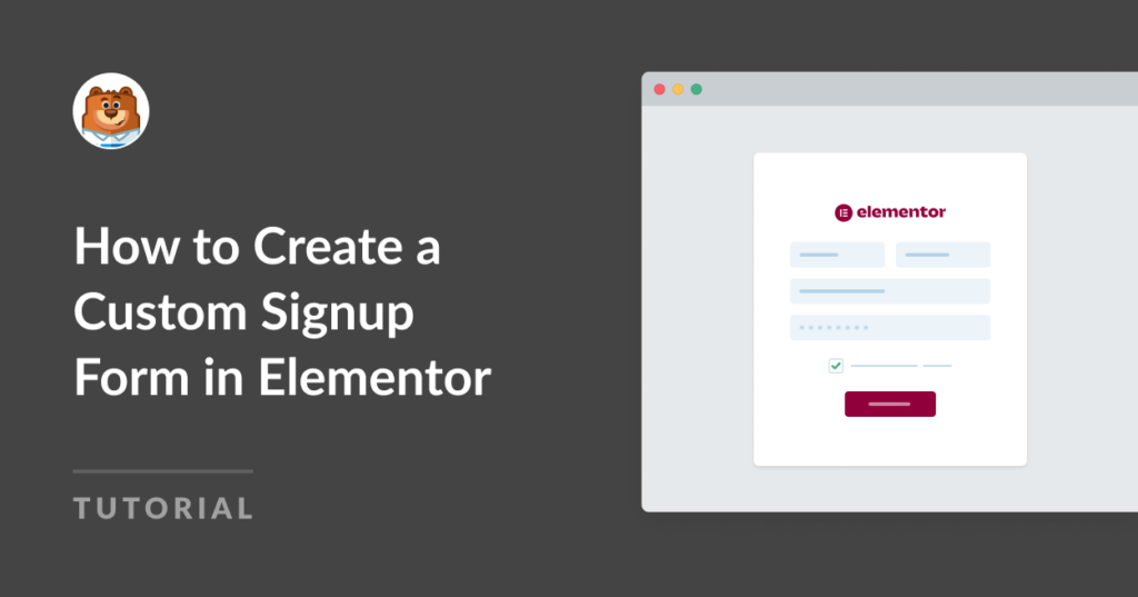 How To Create A Custom Signup Form In Elementor