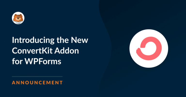 Introducing the New ConvertKit Addon for WPForms