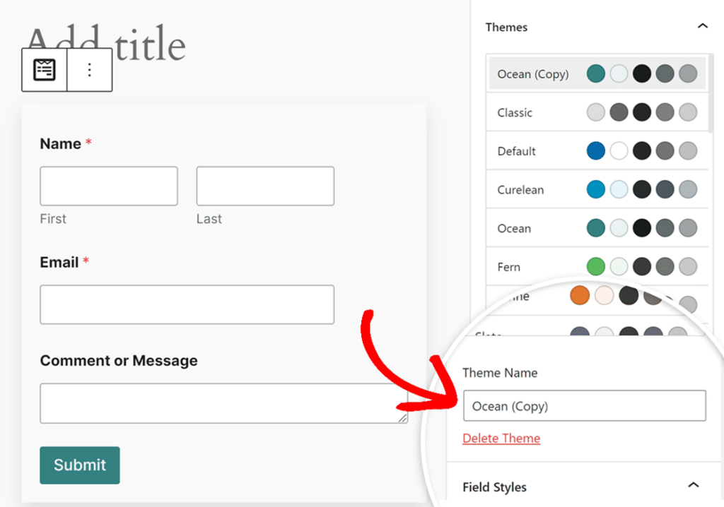 Styling Your Forms