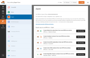 Automate Web Form Workflows With Zapier - WPForms
