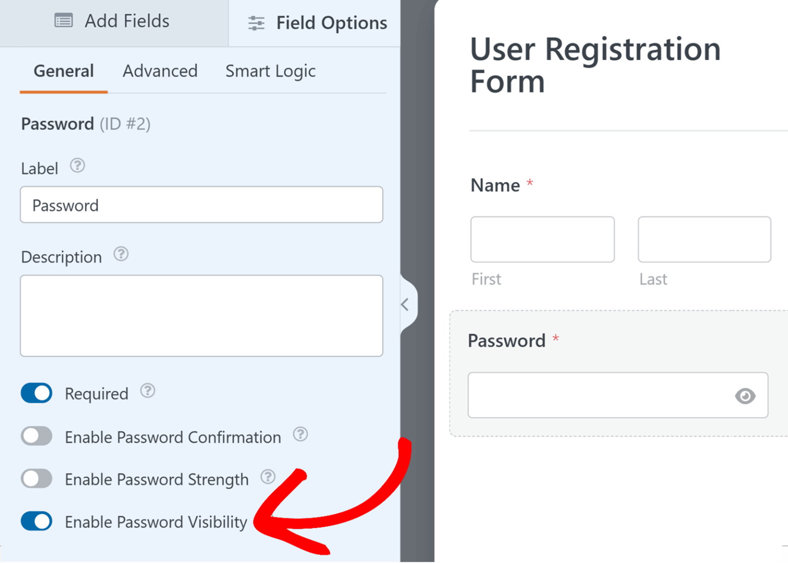 How to Add a Password Visibility Toggle Button to your forms