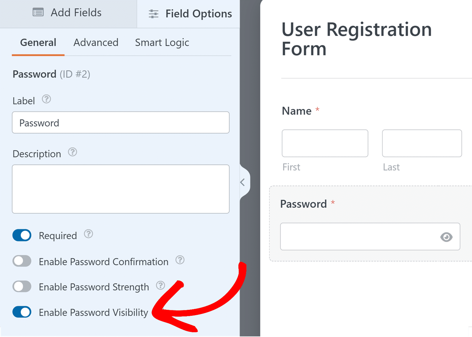 How to Add a Password Visibility Toggle Button to your forms