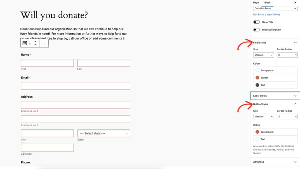 How To Customize The Checkbox Field Styles