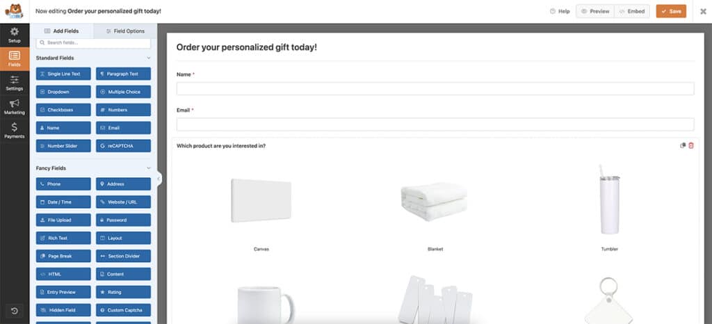 How To Customize The Labels For Image Choices Wpforms Developer Docs