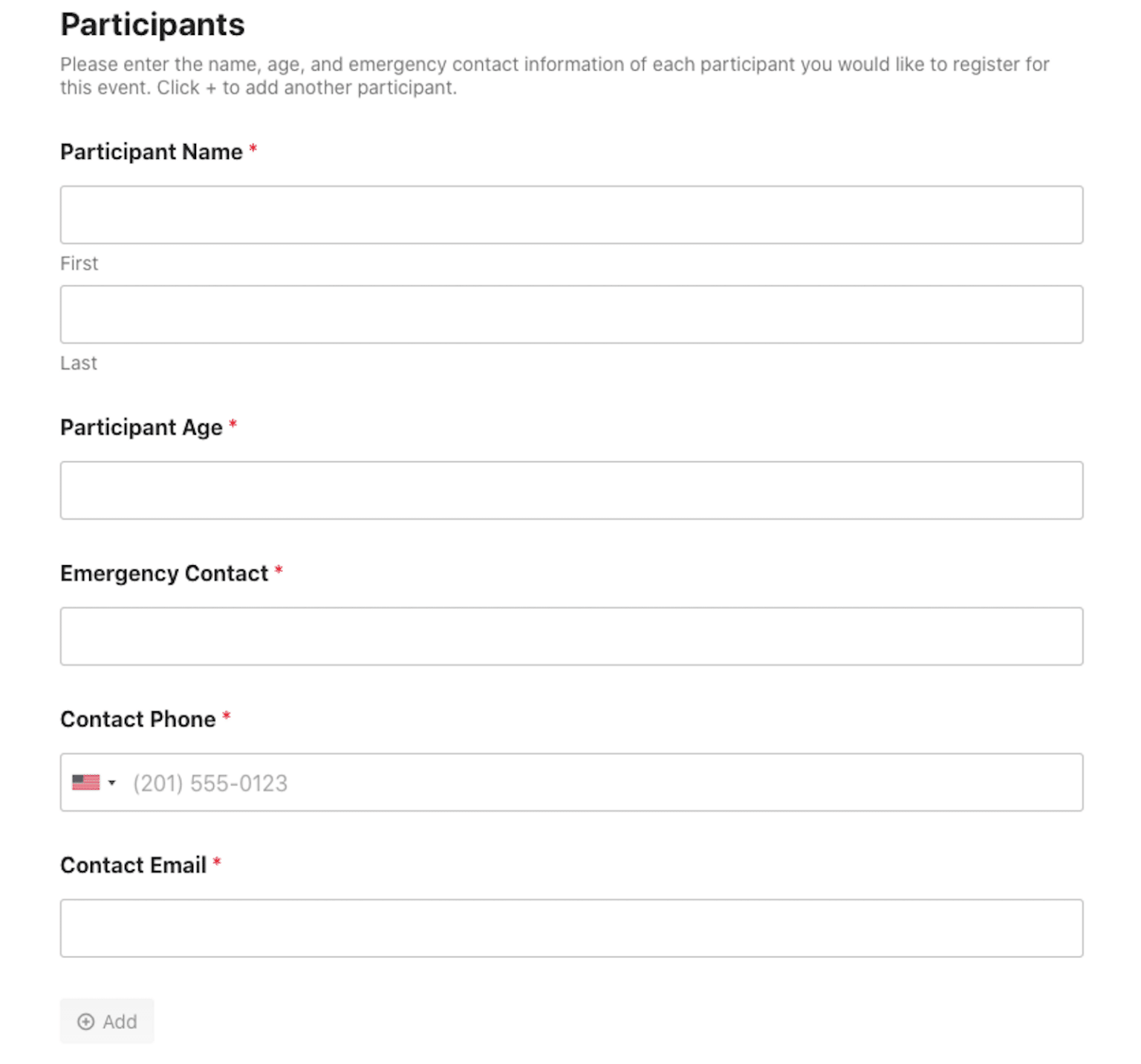 How to Allow Visitors to Duplicate Form Fields