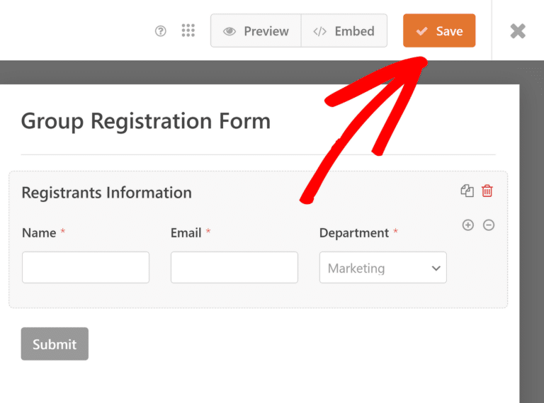 How to Make a Group Registration Form in WordPress