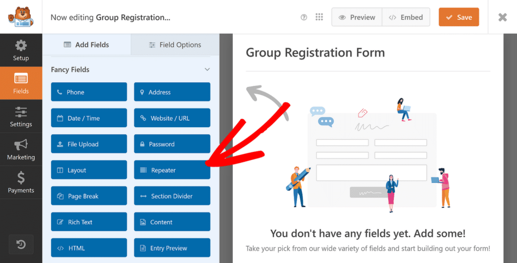 How to Make a Group Registration Form in WordPress