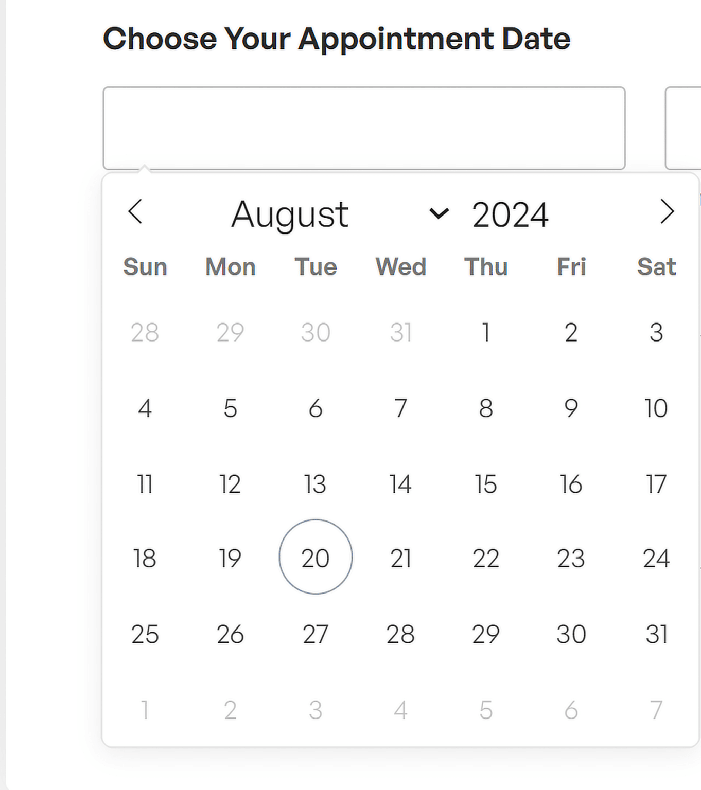 La differenza tra un datepicker e un timepicker
