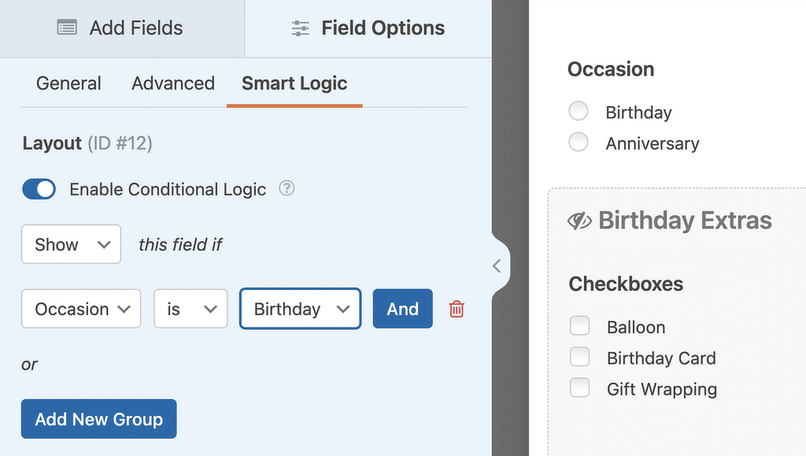 Wpforms Repeater Field Vs Layout Field With Conditional Logic 