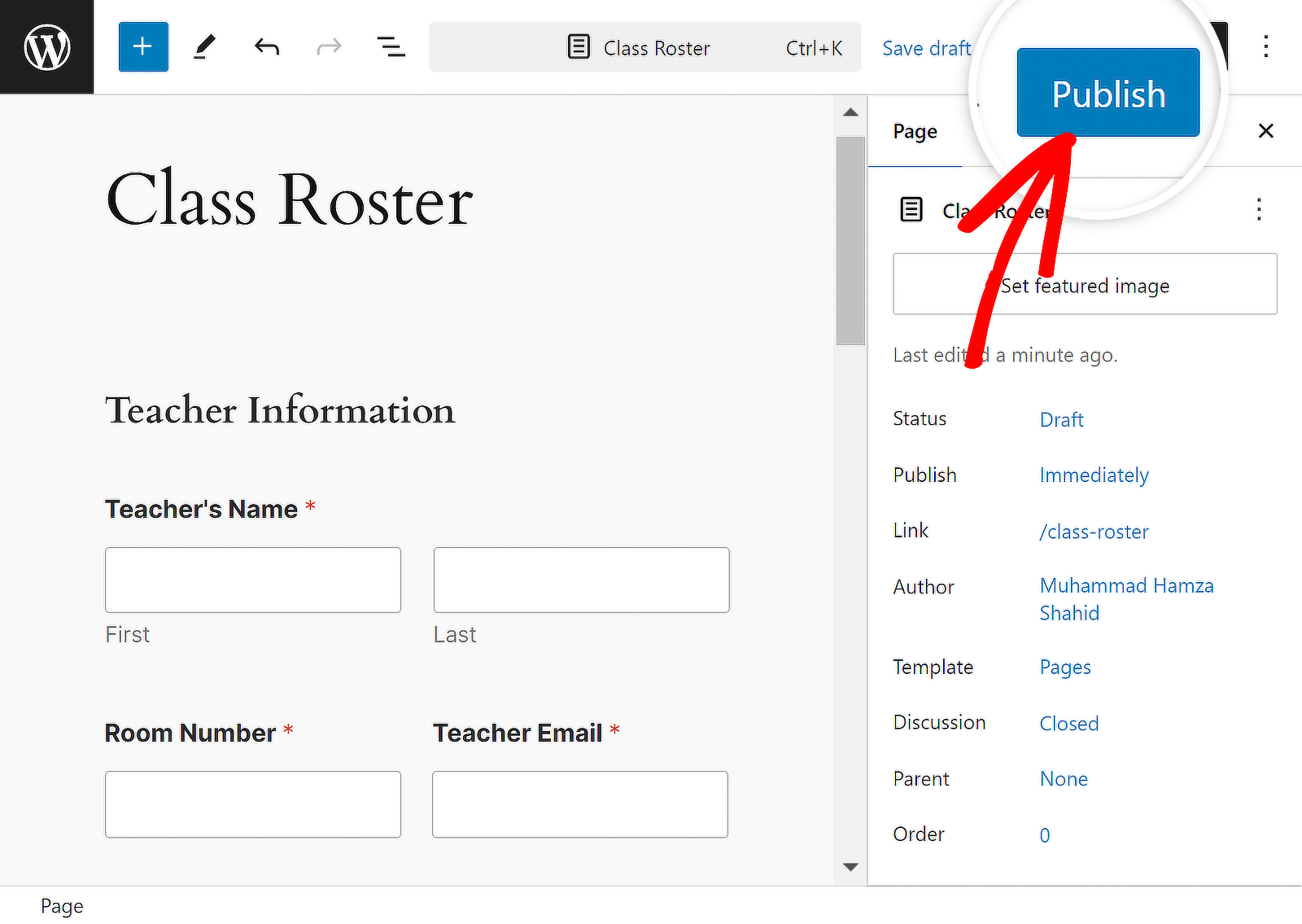 How to Create a Class Roster With WPForms
