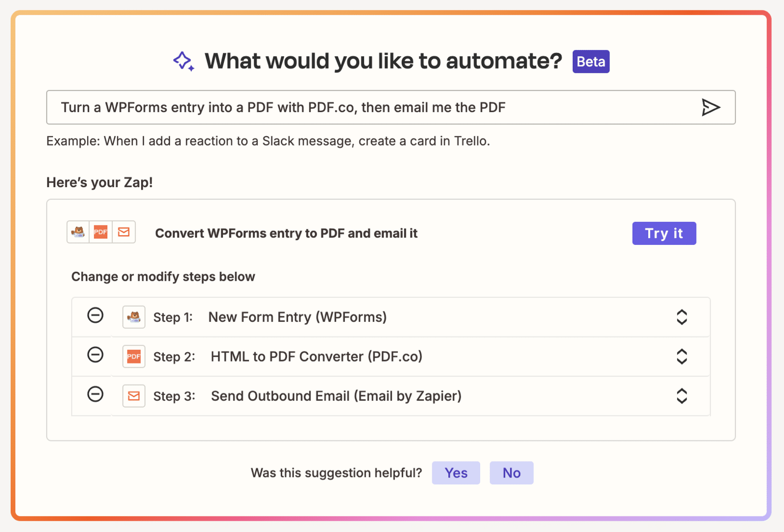 How to Convert Form Entries to PDF and Email Them