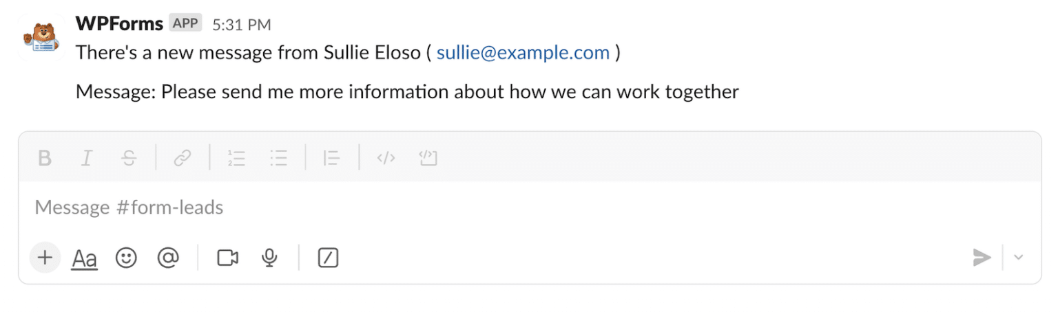 Streamline Your Workflow With the New WPForms Slack Addon