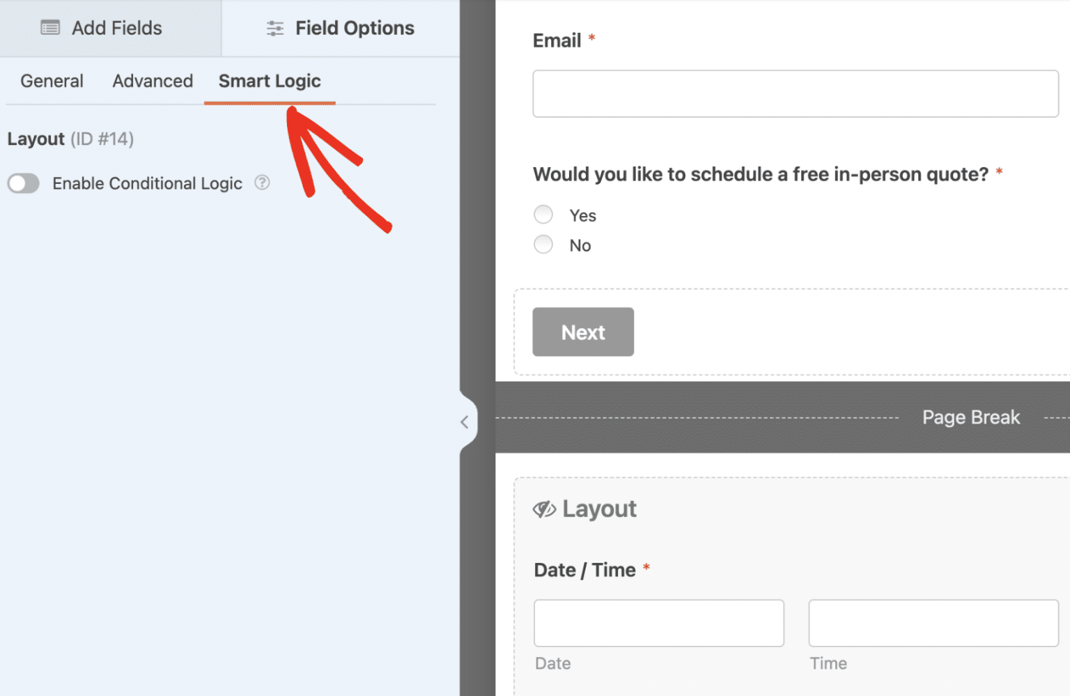 How To Skip Page Breaks When Using Conditional Logic 5809