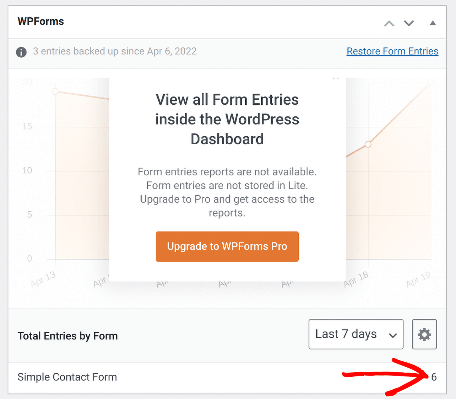 How Do I See Entries for Free in WPForms?