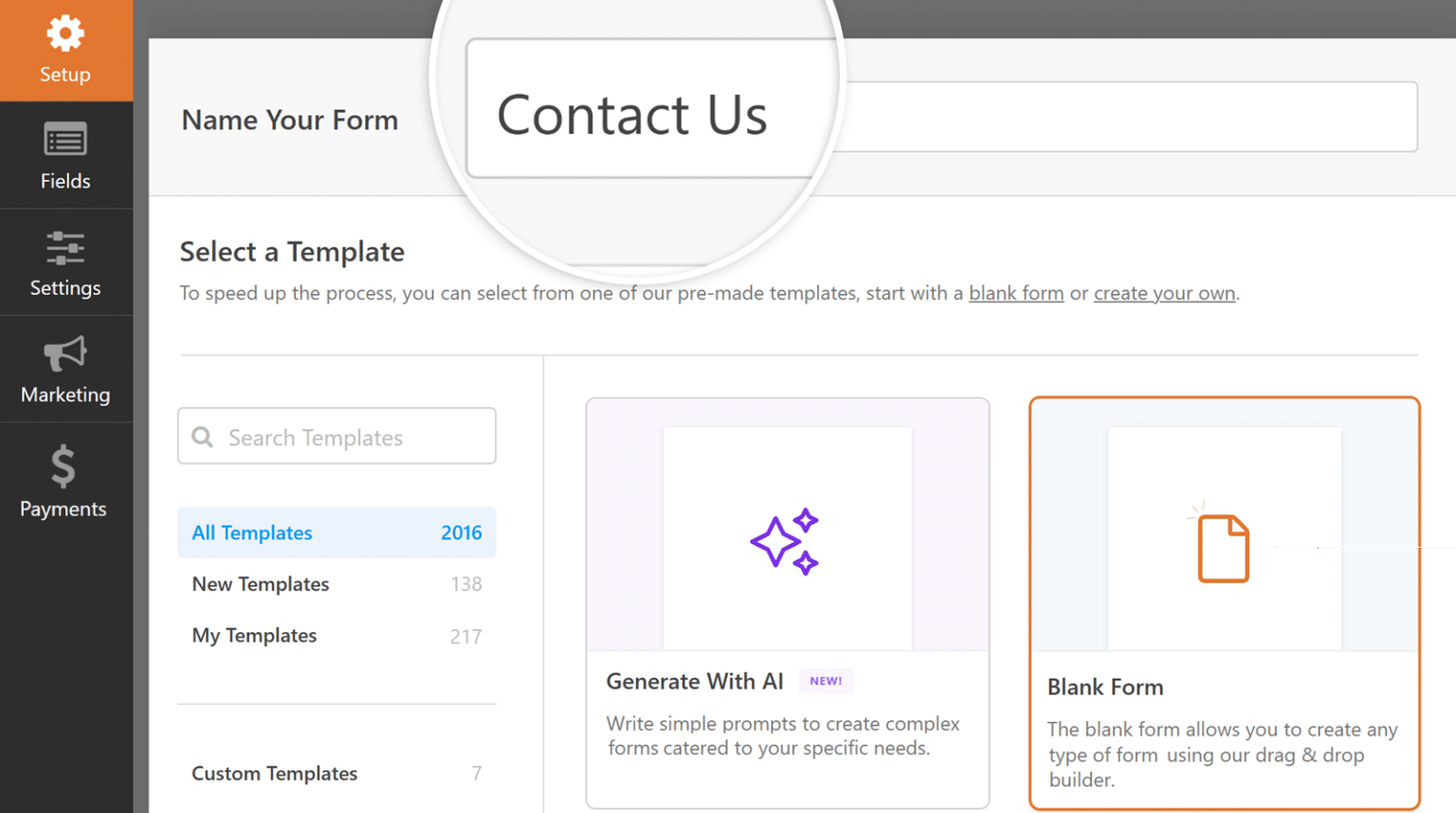 How to Create Your First Form