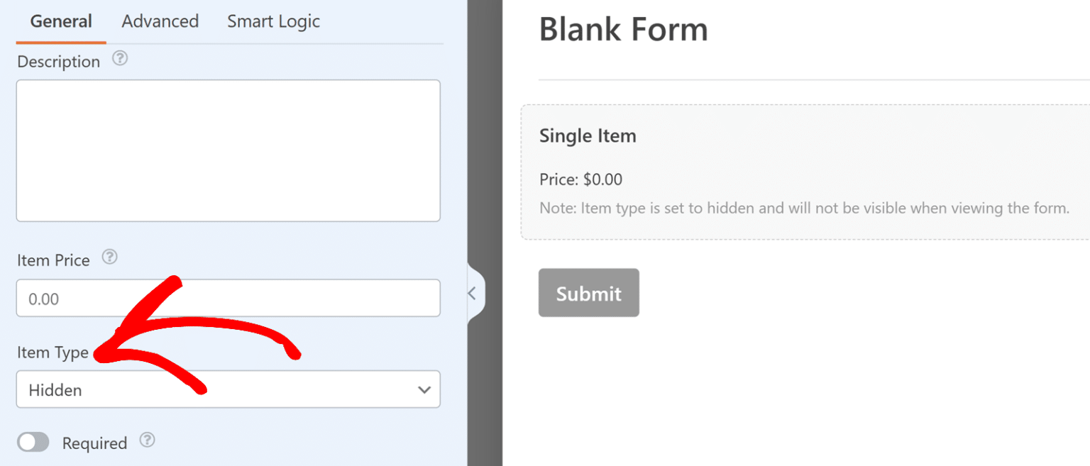 How to Display Hidden Single Item Fields in Order Summary - WPForms Developer Docs