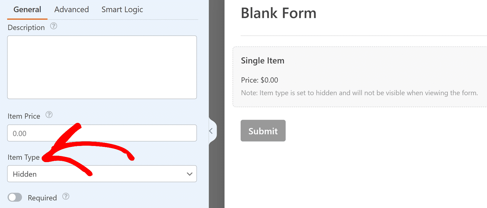 How To Display Hidden Single Item Fields In Order Summary Wpforms Developer Docs