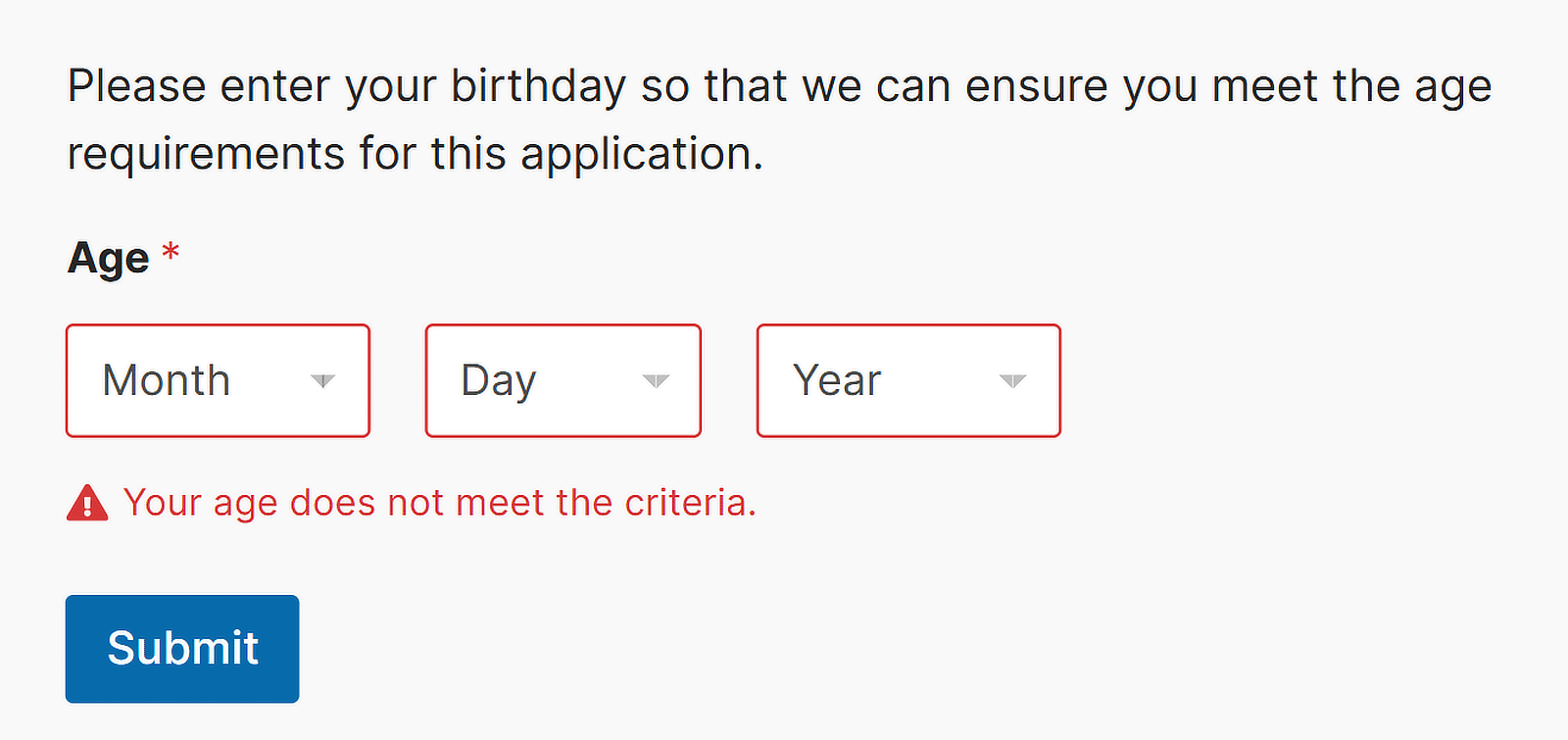 How to Add Age Restrictions to WordPress Forms