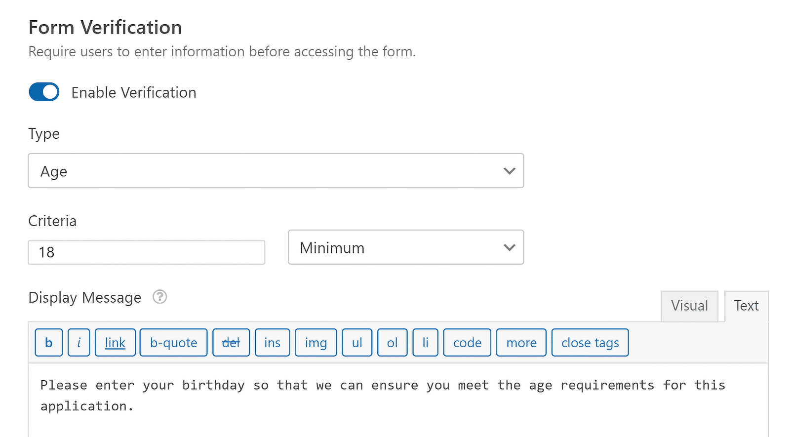 How to Add Age Restrictions to WordPress Forms