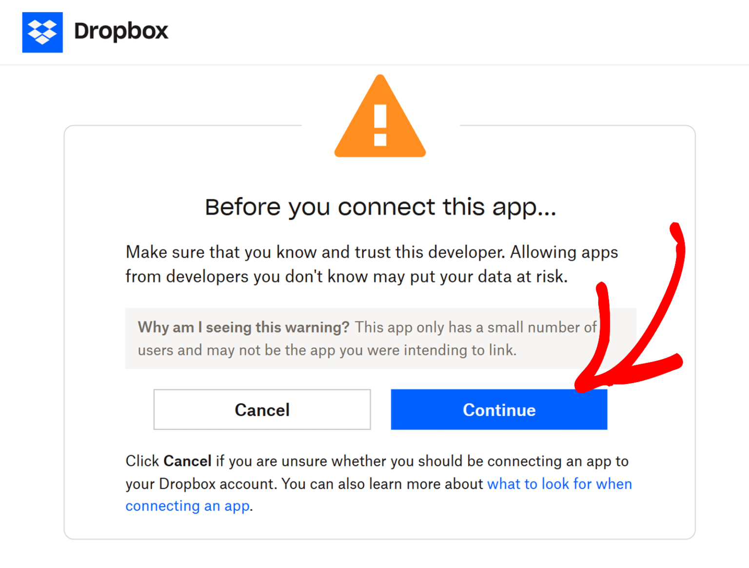 Dropbox Addon - WPForms