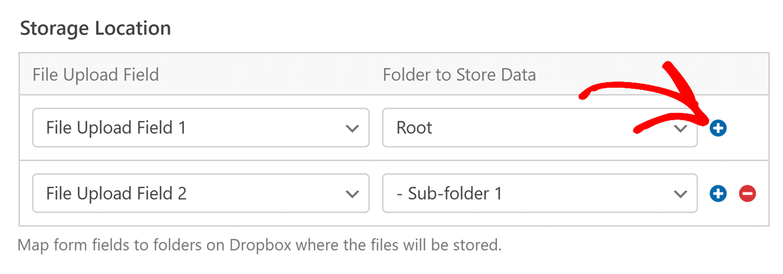Dropbox Addon - WPForms